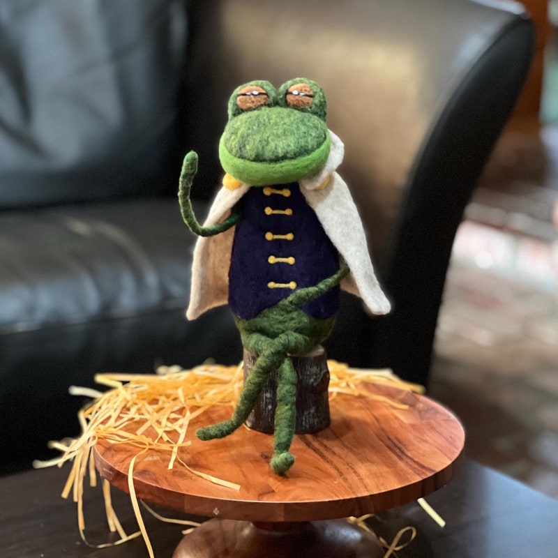 Needle Felted Frog - Etsy