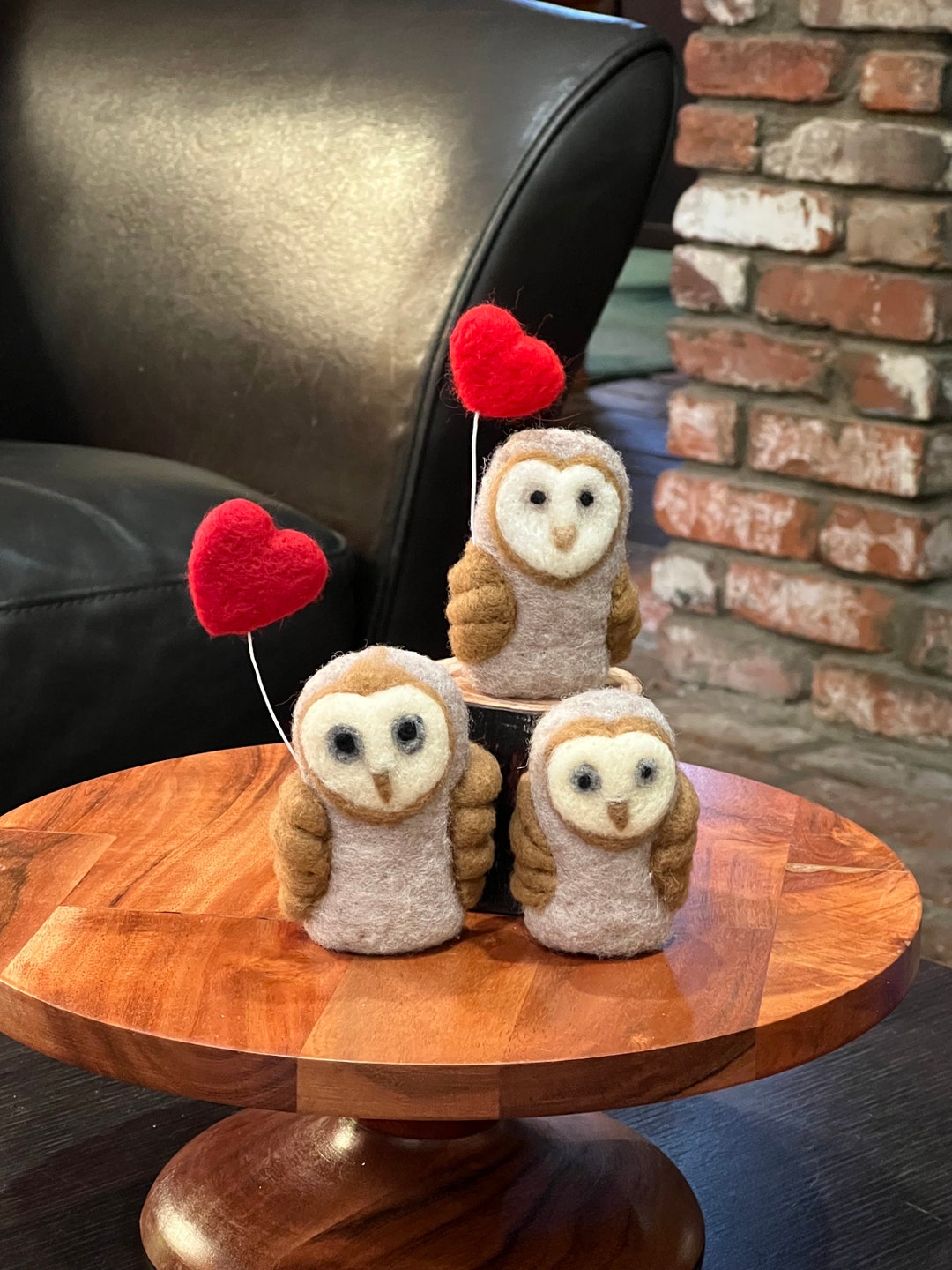 Needle Felted Owls, Needle Felted Owl, Owl and Owlet, Handmade, Needle ...