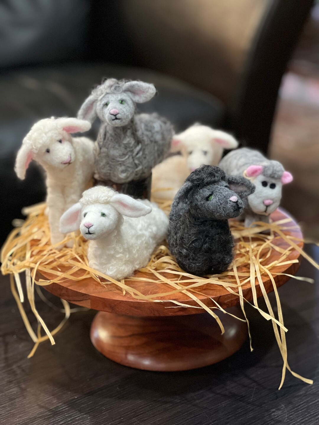 Needle Felted Easter Lamb, Needle Felted Sheep, Needle Felted Animal, Easter Lamb, Spring ...