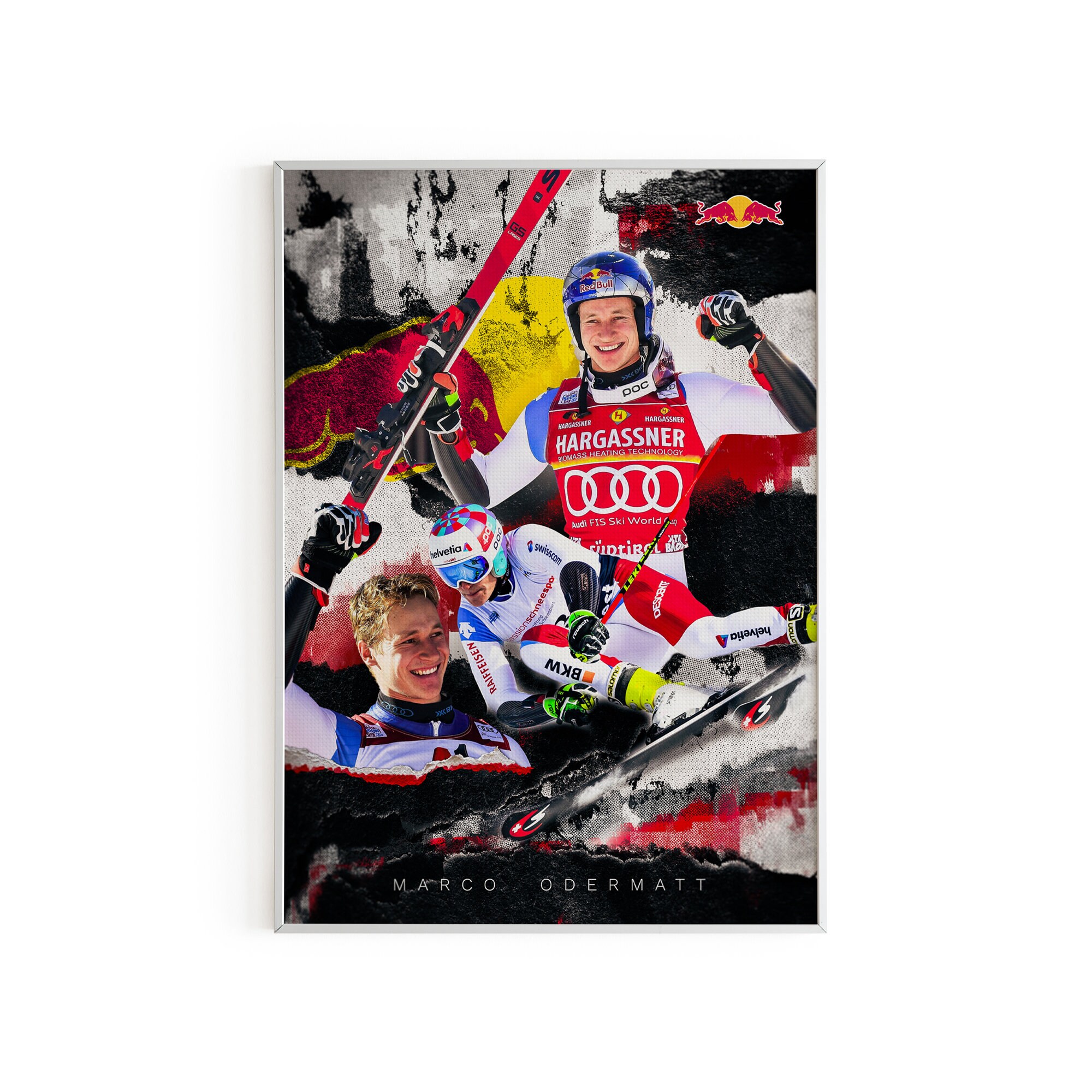 Marco Odermatt Professional Swiss Skier Digital Poster - Etsy