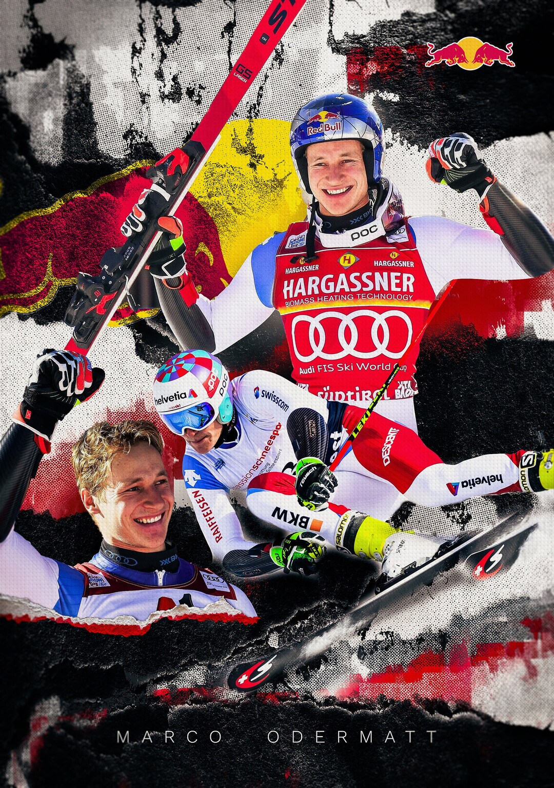 Marco Odermatt Professional Swiss Skier Digital Poster - Etsy