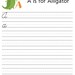 Printable Animal Writing Worksheets for Kids 26-pack (cursive, Letter ...