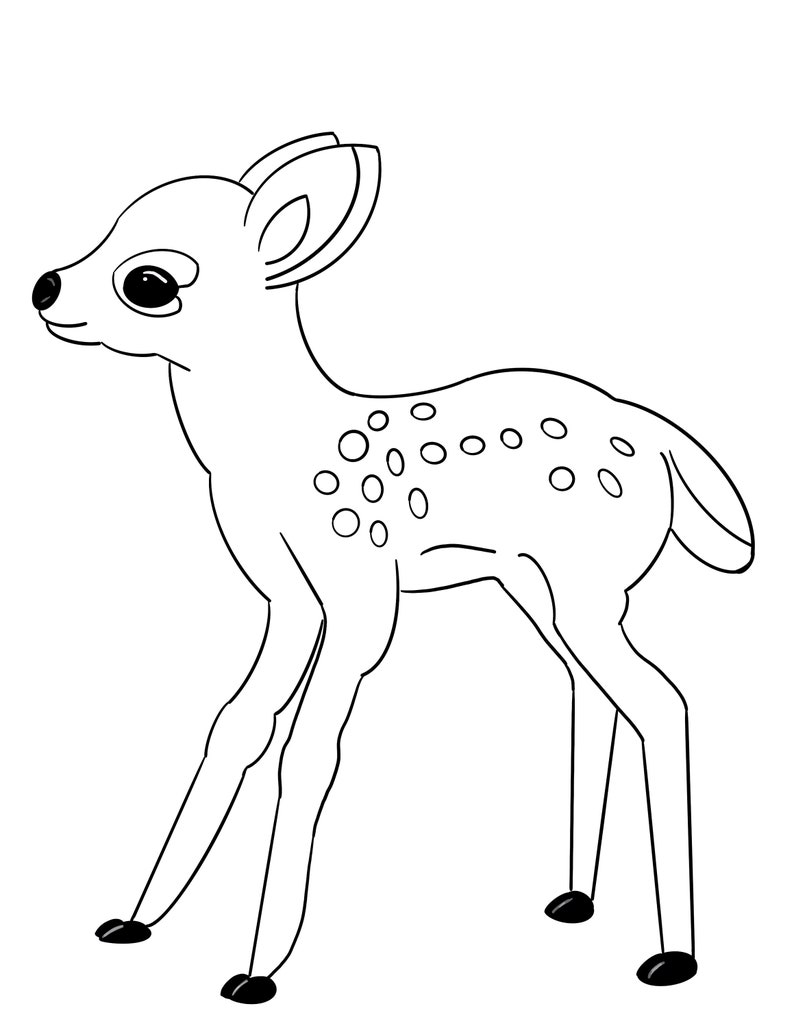 Animal Coloring Pages for Kids Printable Fun Activity for Student 8 ...