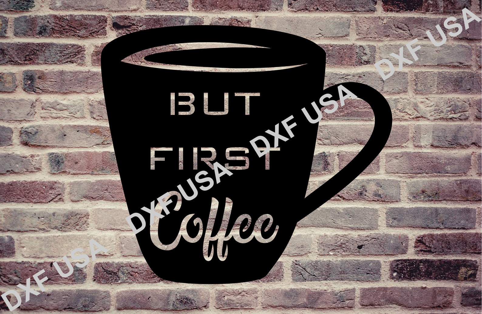 Coffee Mug DXF SVG Cut File for Laser or Plasma- Instant Download - Etsy