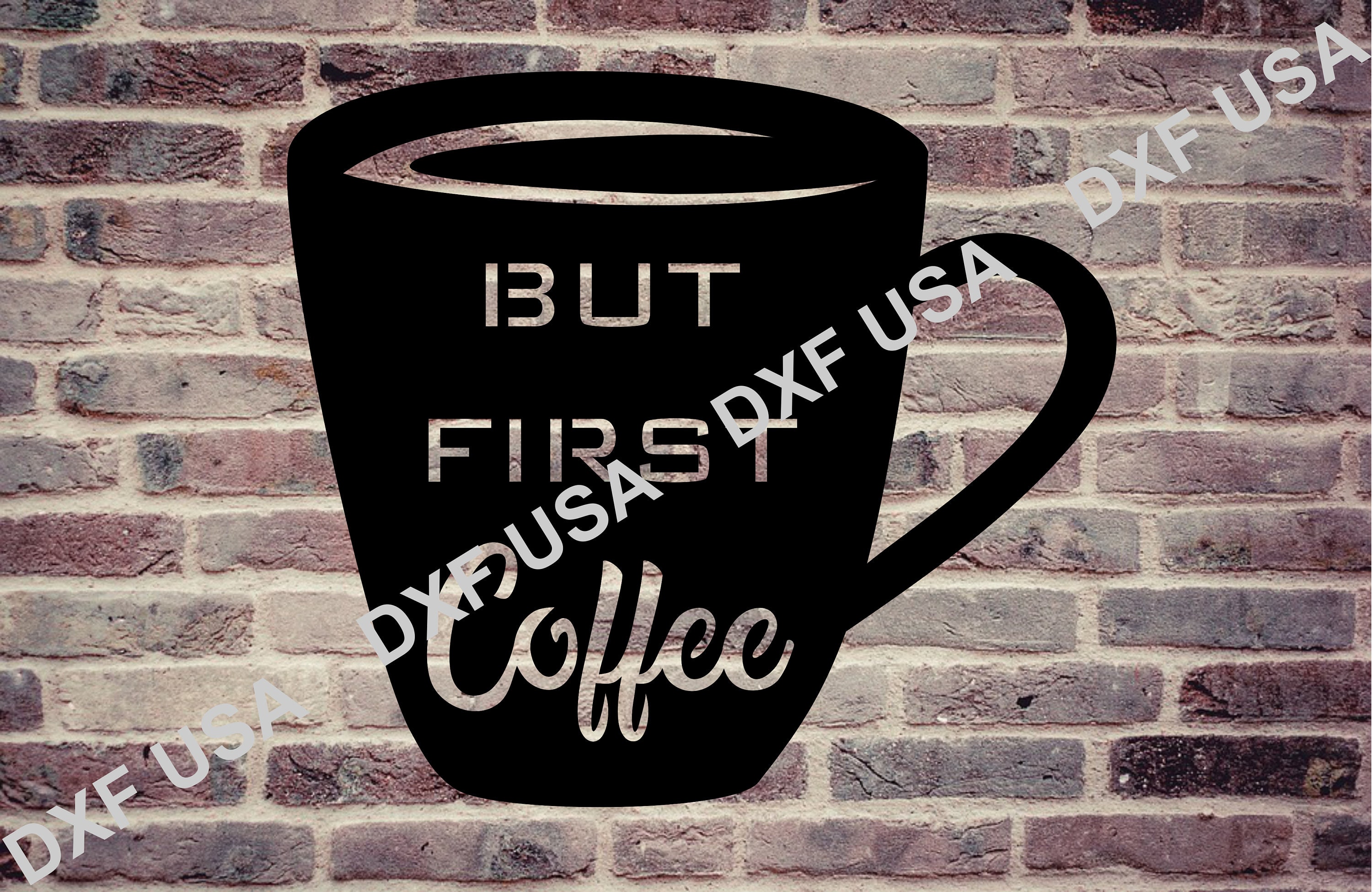 Coffee Mug DXF SVG Cut File for Laser or Plasma- Instant Download - Etsy