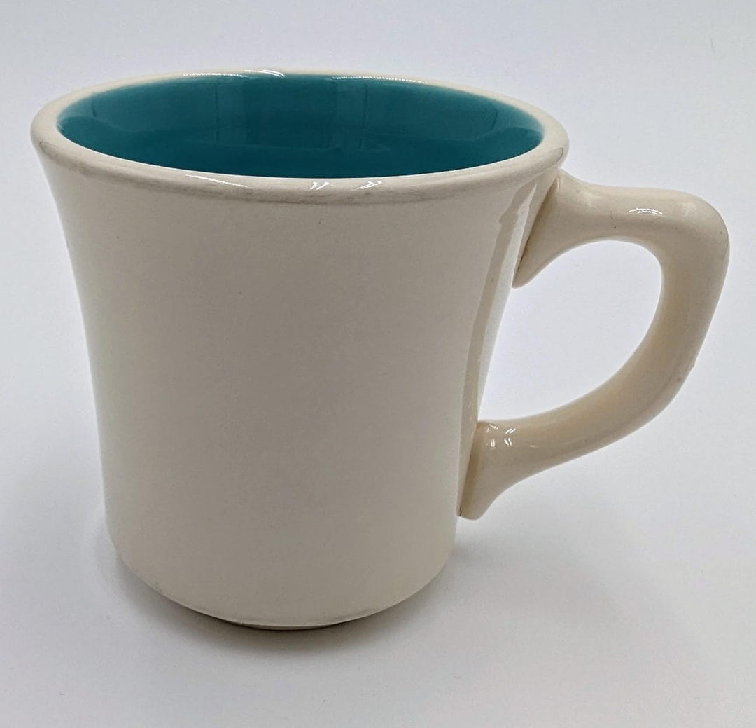 Vintage 1950s | Genuine Taylor Mug | Made in USA | White Coffee Cup ...