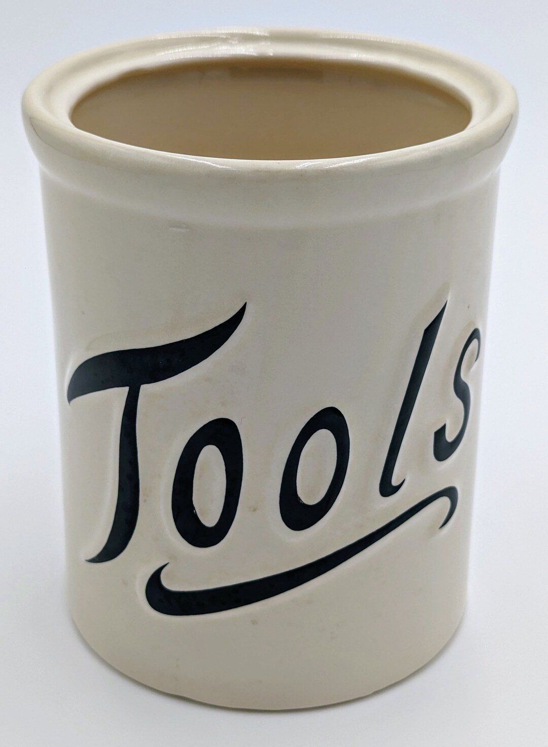 Vintage 1980s | Himark | Ceramic Canister | TOOLS | Cream and Forest ...