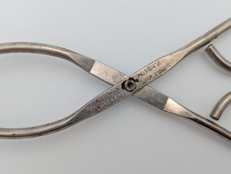 Vintage C. 1960s | Vaughan | Chicago | 7.5” Kitchen Tongs | Rustic ...