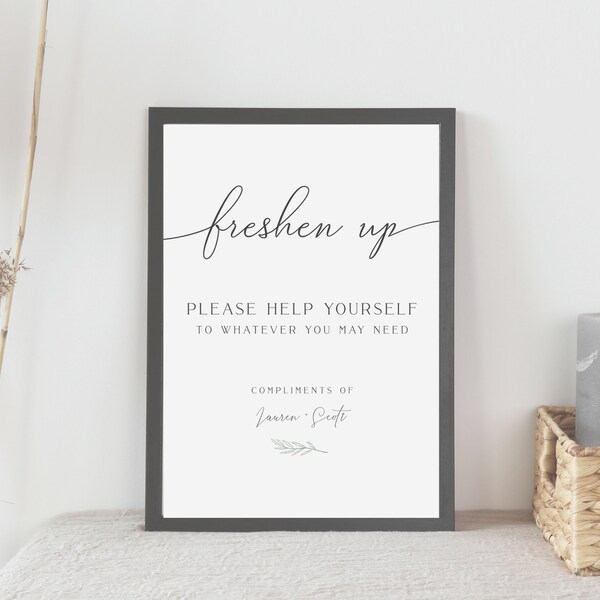 Amenities Sign - Etsy