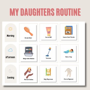 Interactive Daily Routine Visuals Teach Time Management and ...