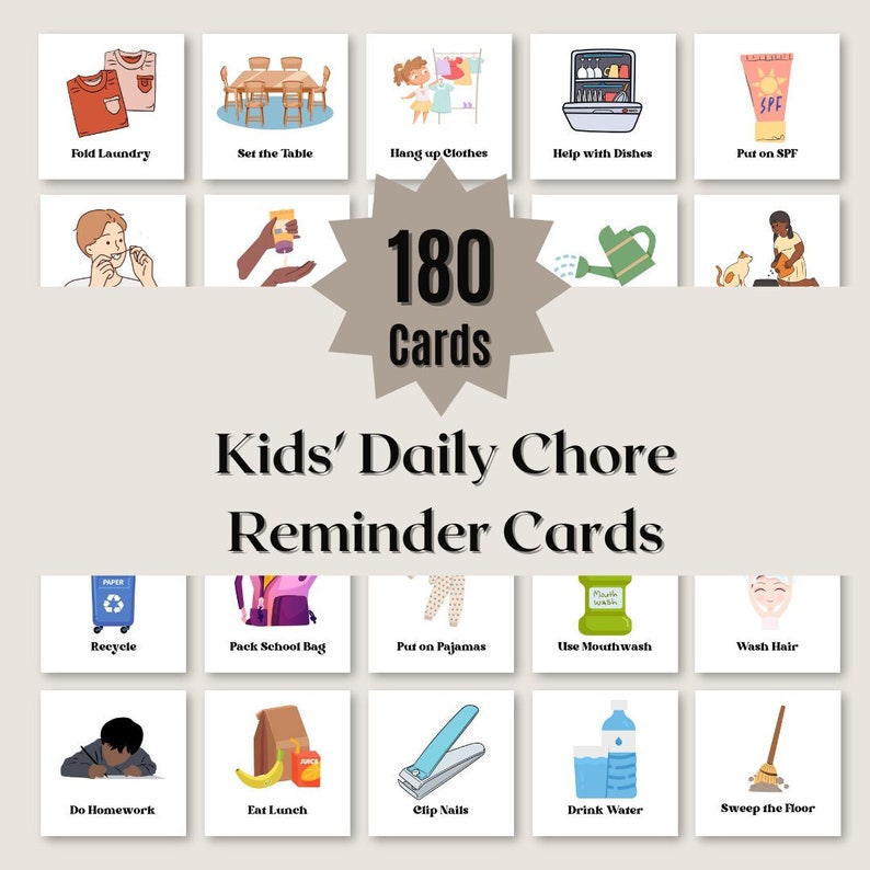 Interactive Daily Routine Visuals Teach Time Management and ...