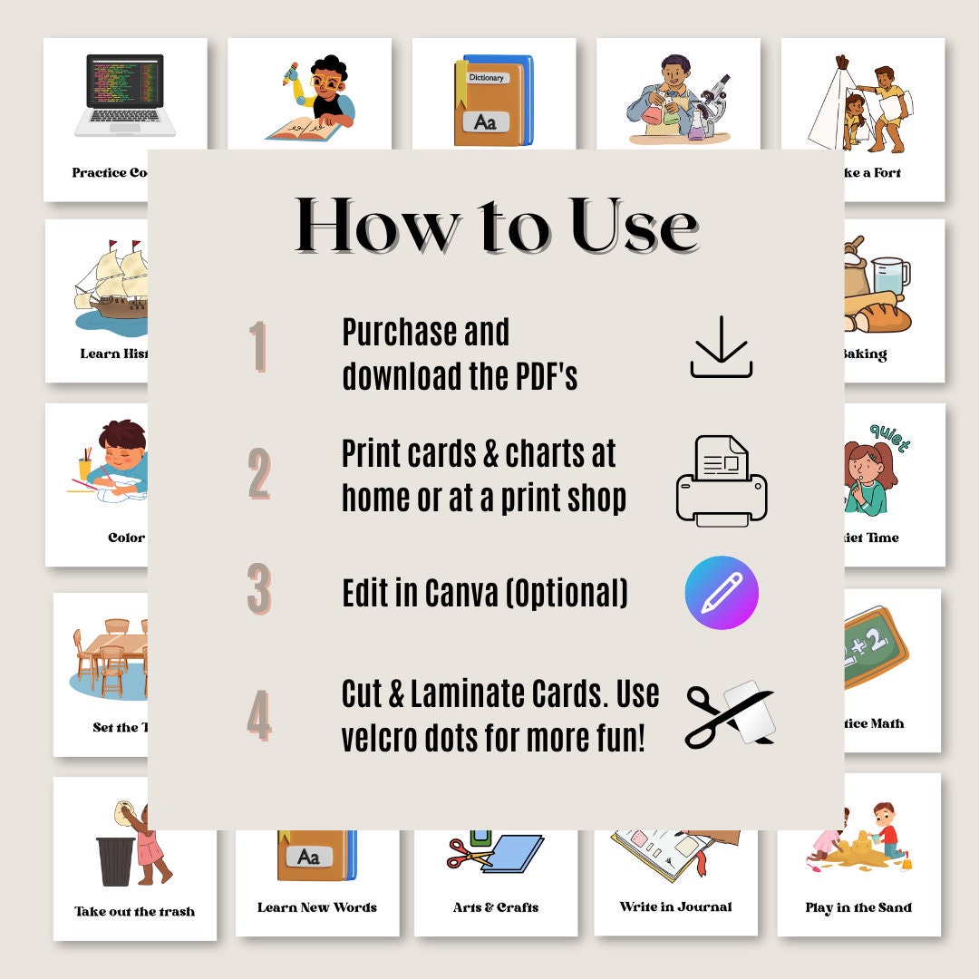 Interactive Daily Routine Visuals Teach Time Management and ...