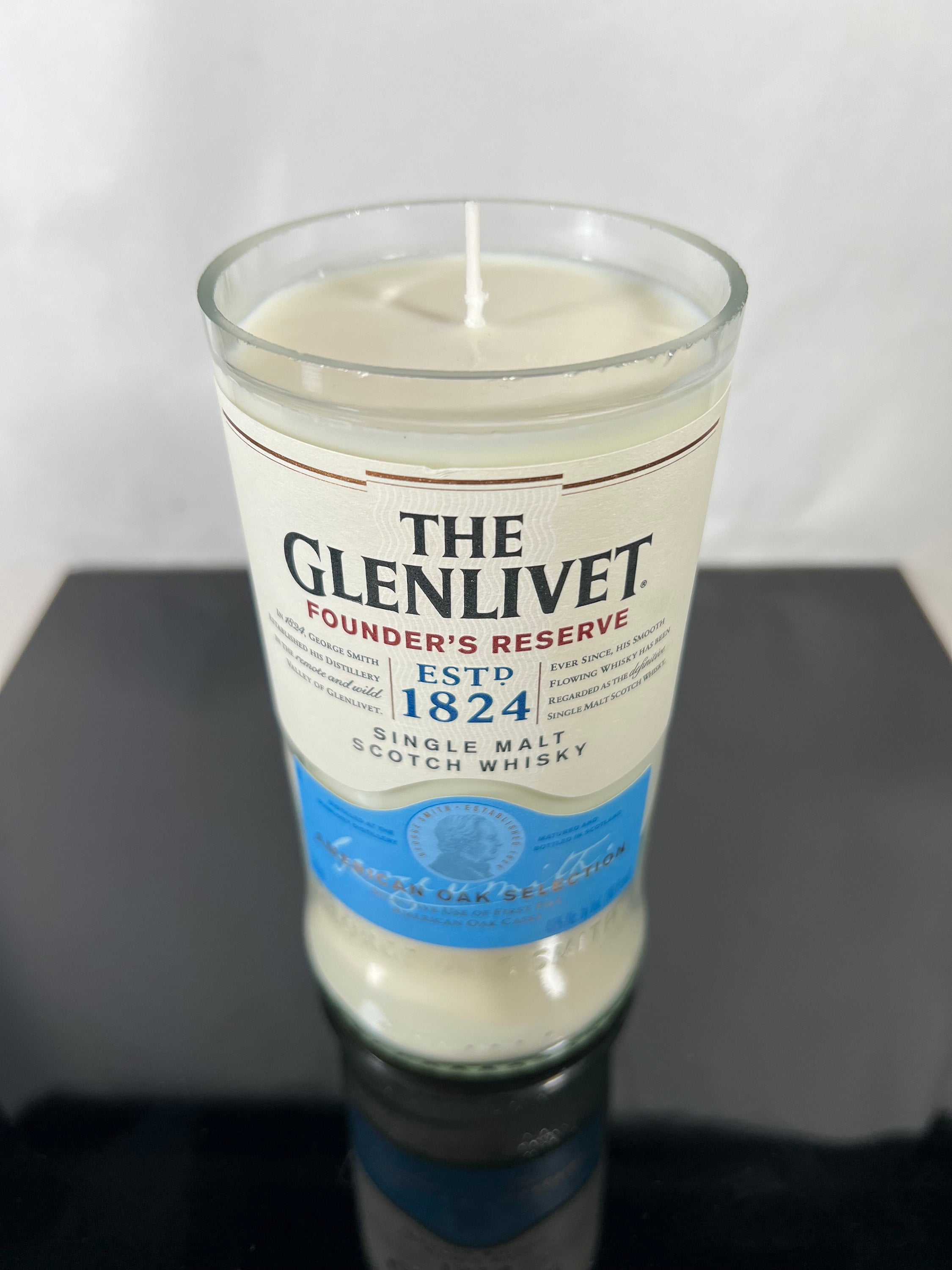 Glenlivet Founder's Reserve Single Malt Scotch Whisky Candle Soy Wax ...