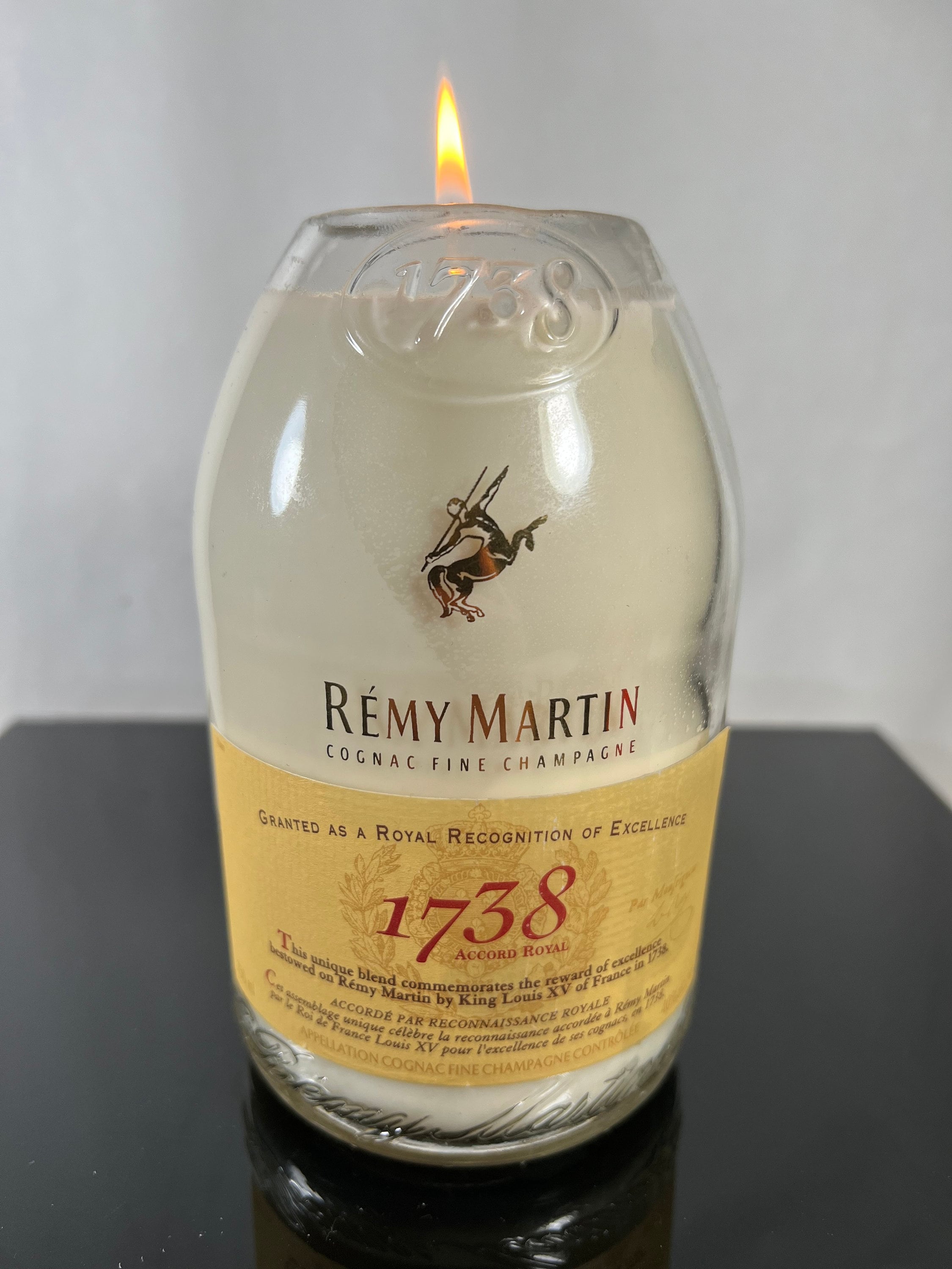 Remy Martin 1738 Candle Cognac Soy Wax Hand Crafted Liquor - Etsy