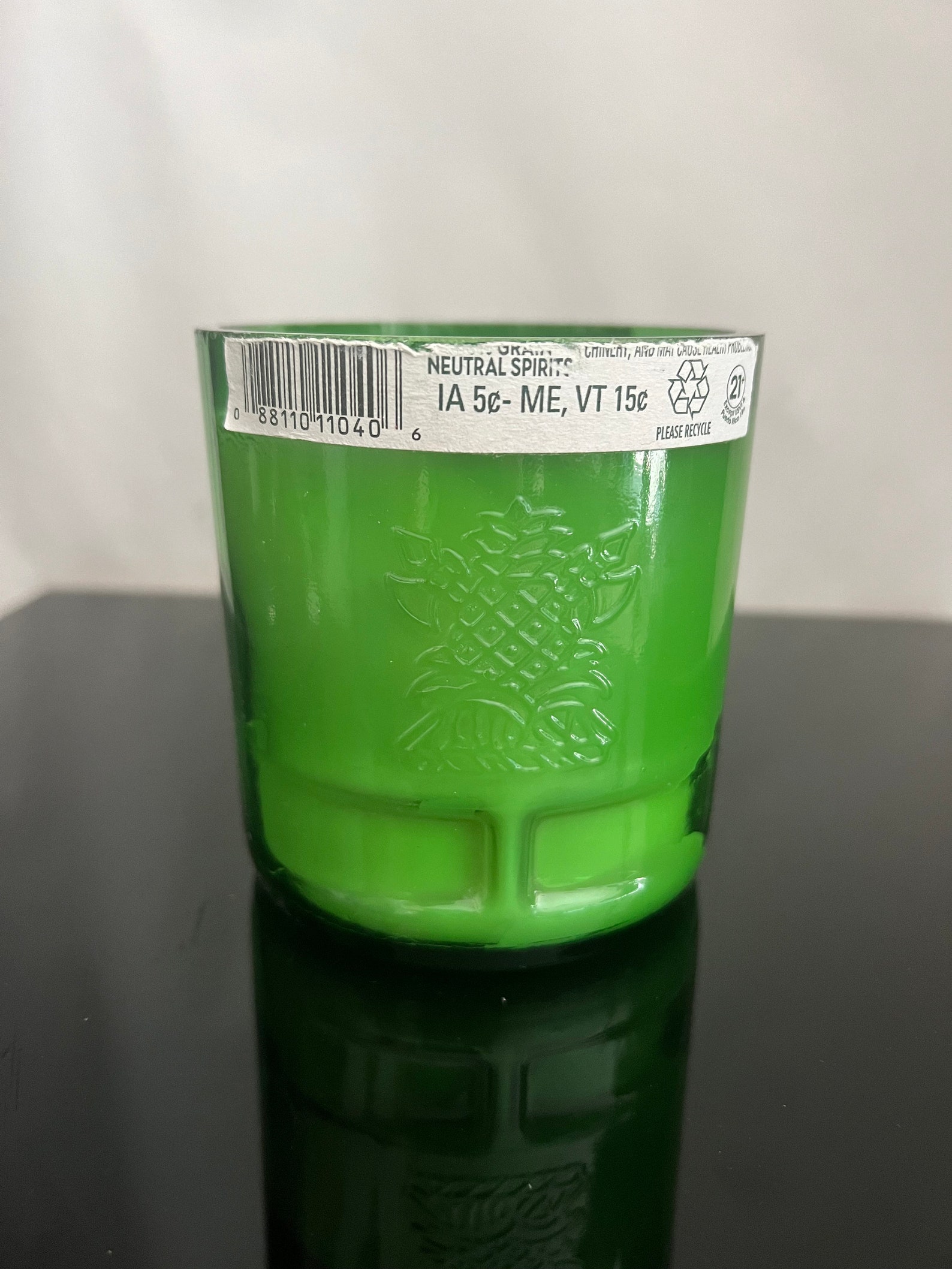 Tanqueray Gin London Dry Candle Soy Wax Hand Crafted Liquor Bottle Home ...