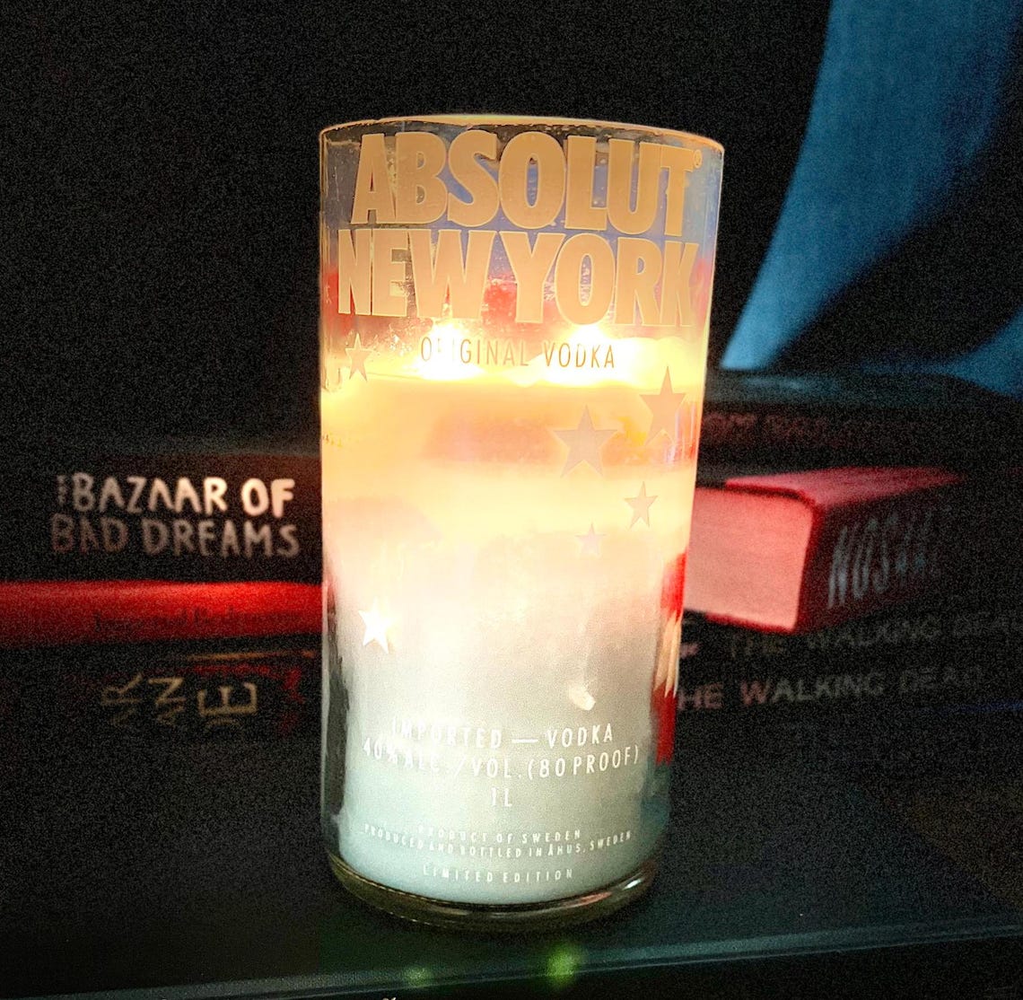 ABSOLUT Vodka Candle Variations Soy Wax Hand Crafted Liquor Bottle Home ...