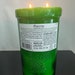 Tanqueray Gin London Dry Candle Soy Wax Hand Crafted Liquor Bottle Home ...