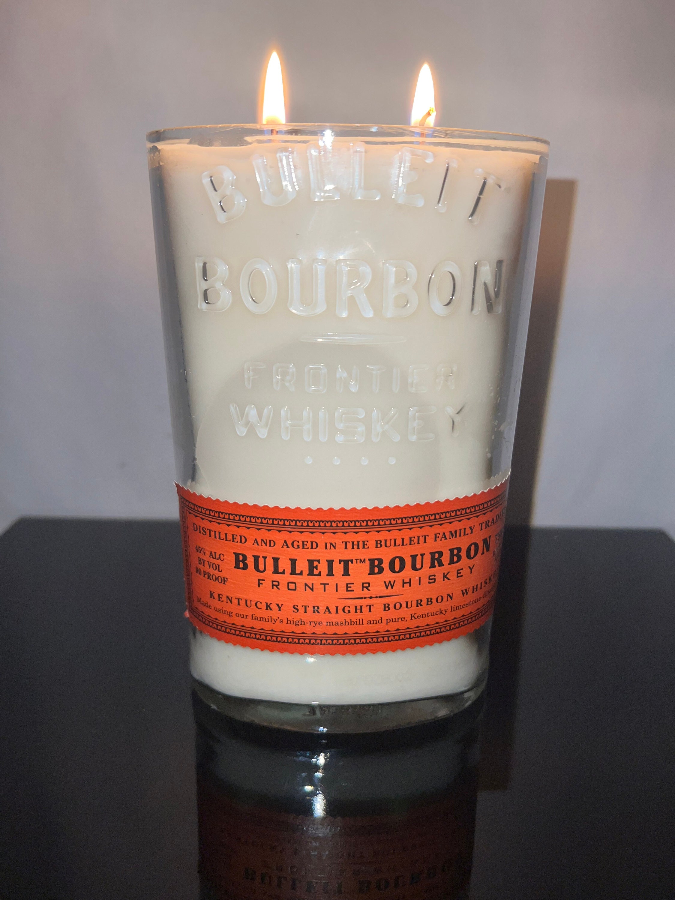 Bulleit Bourbon Kentucky Straight Bourbon Whiskey Candle Soy Wax Hand ...