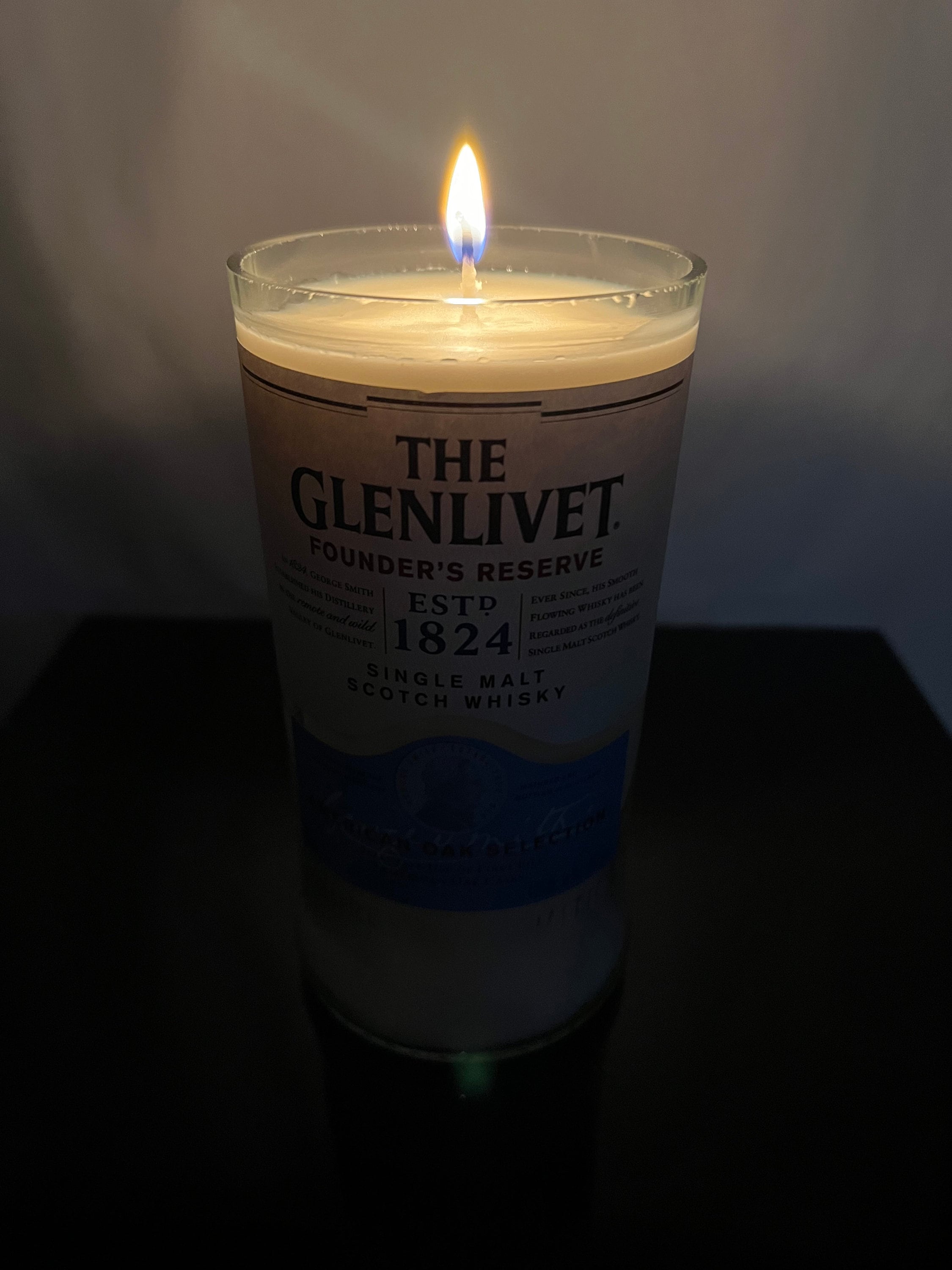 Glenlivet Founder's Reserve Single Malt Scotch Whisky Candle Soy Wax ...