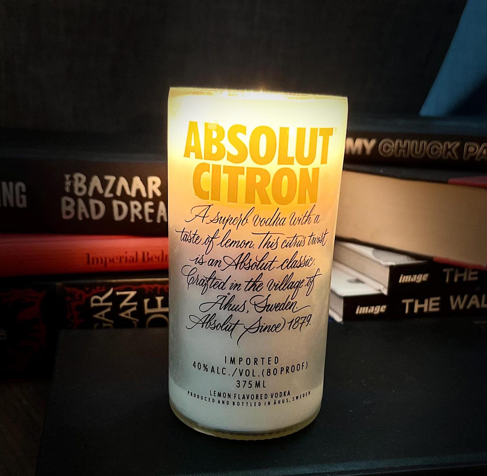 ABSOLUT Vodka Candle Variations Soy Wax Hand Crafted Liquor Bottle Home ...