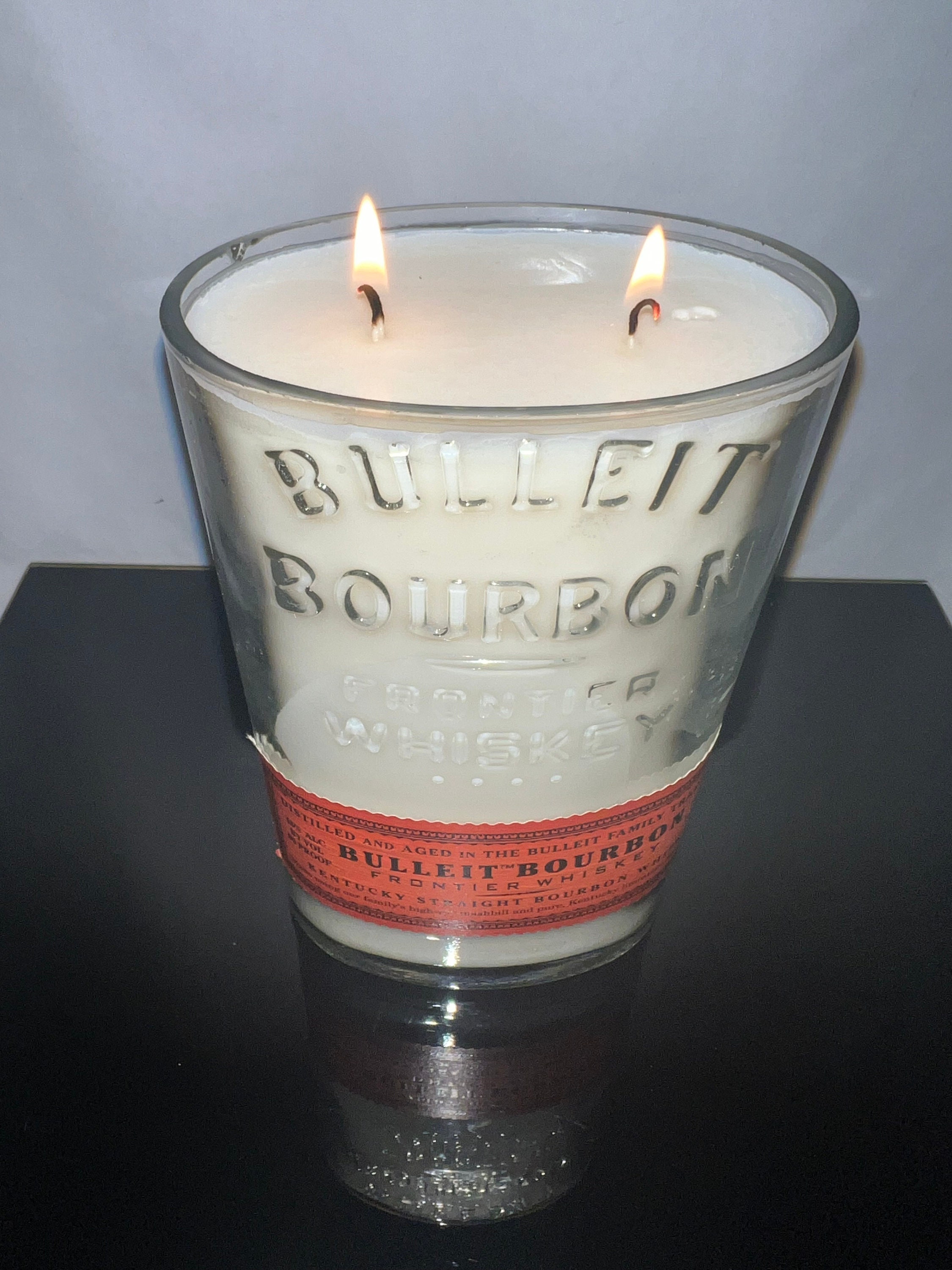 Bulleit Bourbon Kentucky Straight Bourbon Whiskey Candle Soy Wax Hand ...