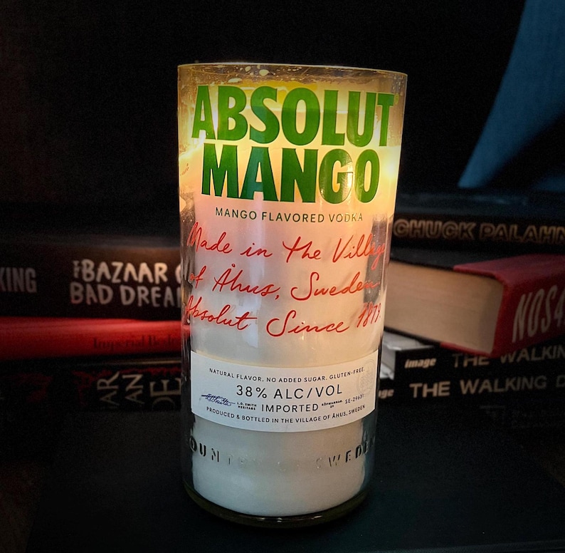 ABSOLUT Vodka Candle Variations Soy Wax Hand Crafted Liquor Bottle Home ...
