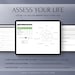 Life Balance Wheel Template Google Sheet Life Balance Wheel Workbook ...