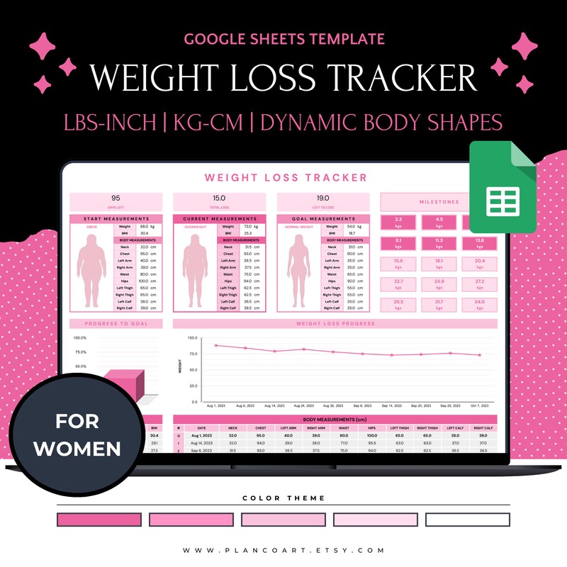 Weight Loss Progress - Etsy