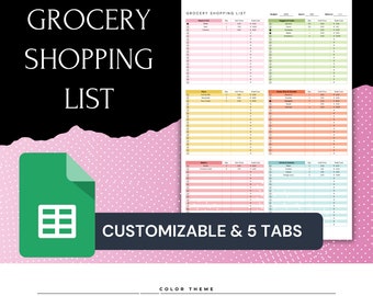 Cleaning Checklist Spreadsheet Google Sheets Template - Etsy