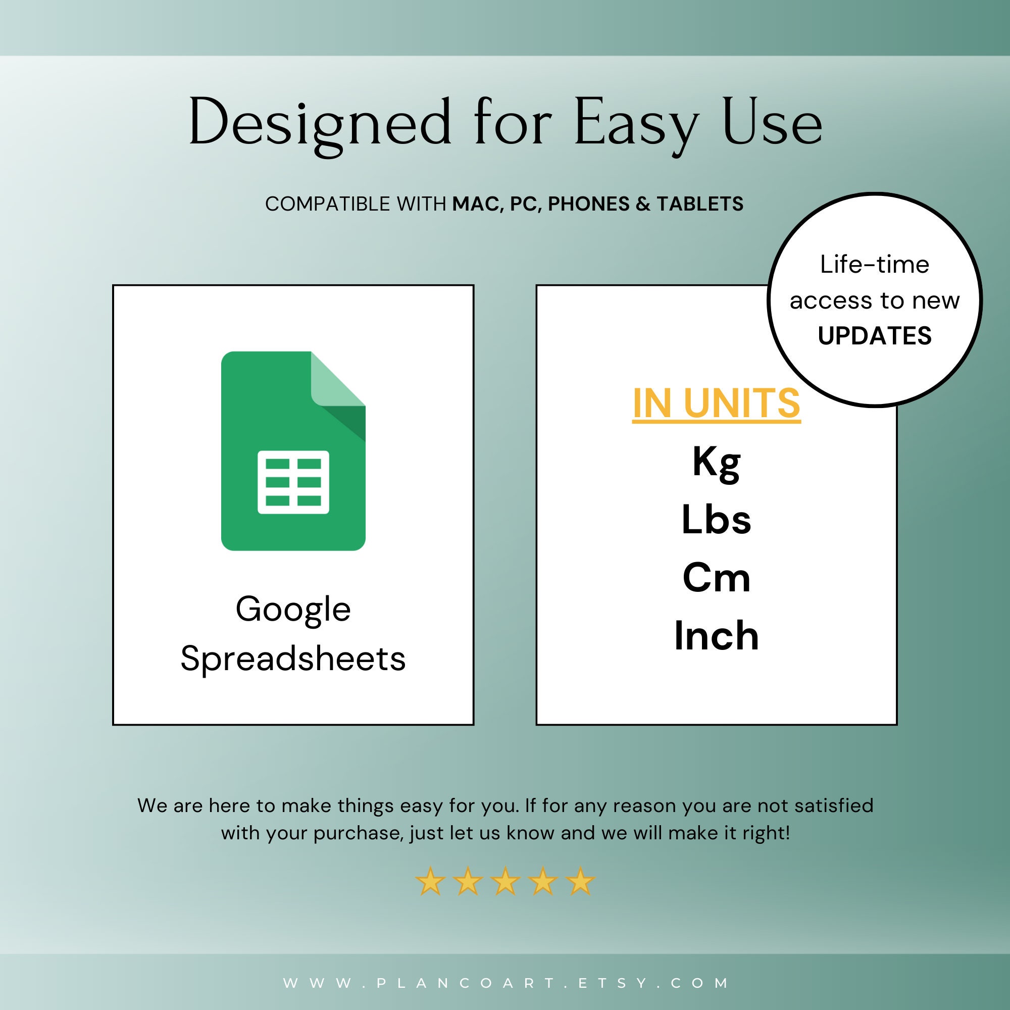Weight Loss Tracker for Google Sheets, Weight Loss Progress, Weight ...