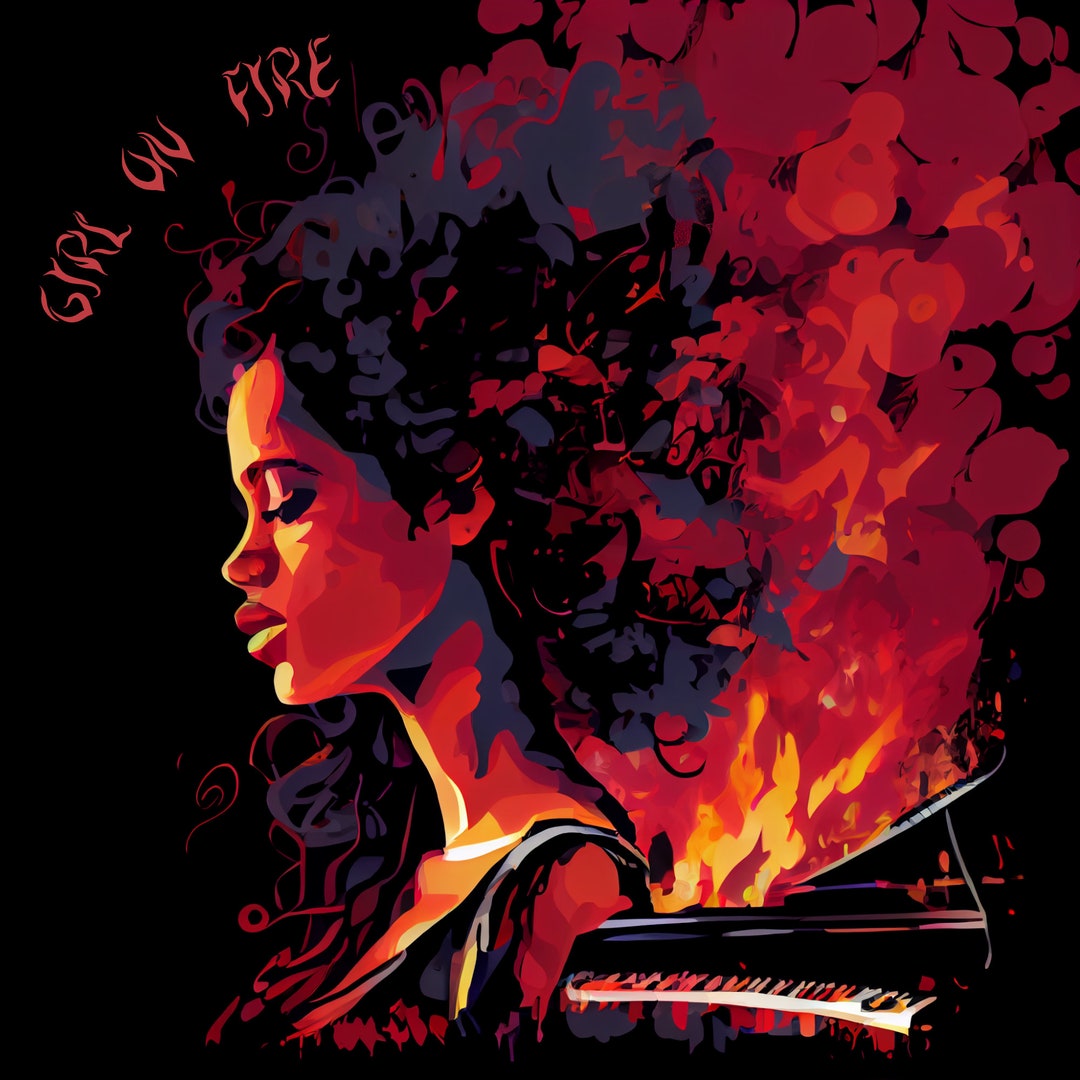 Alicia Keys - Girl on Fire - Etsy