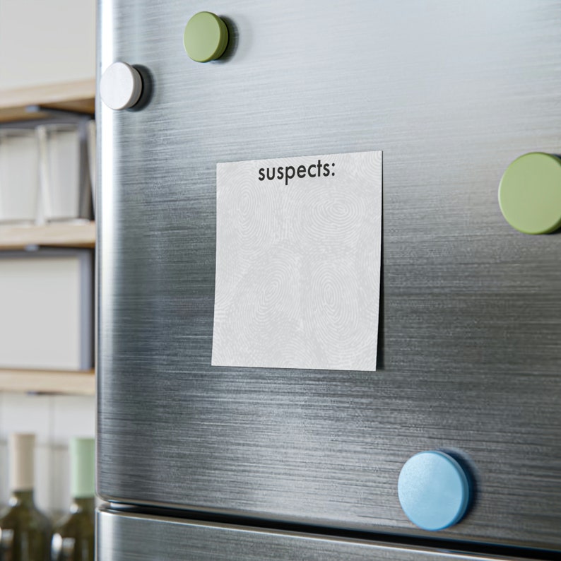 Suspects True Crime Post-it® Note Pads, True Crime Sticky Notes ...