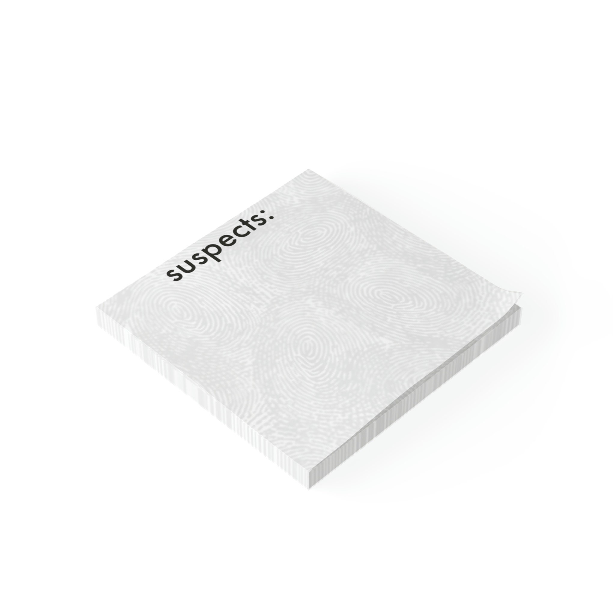 Suspects True Crime Post-it® Note Pads, True Crime Sticky Notes ...