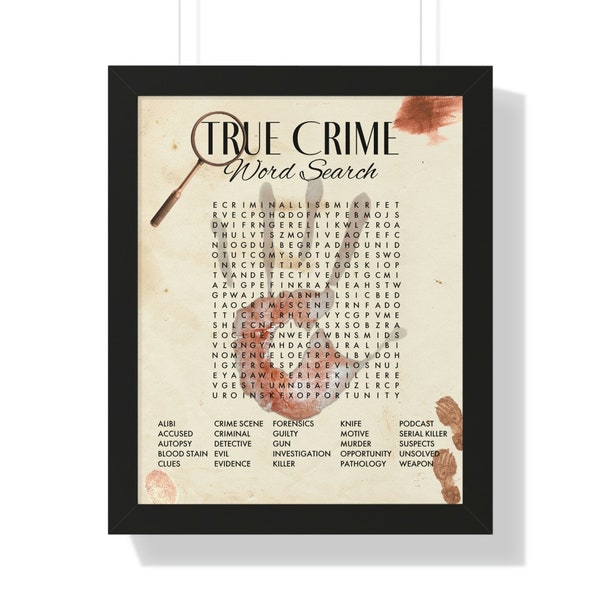 True Crime Search - Etsy