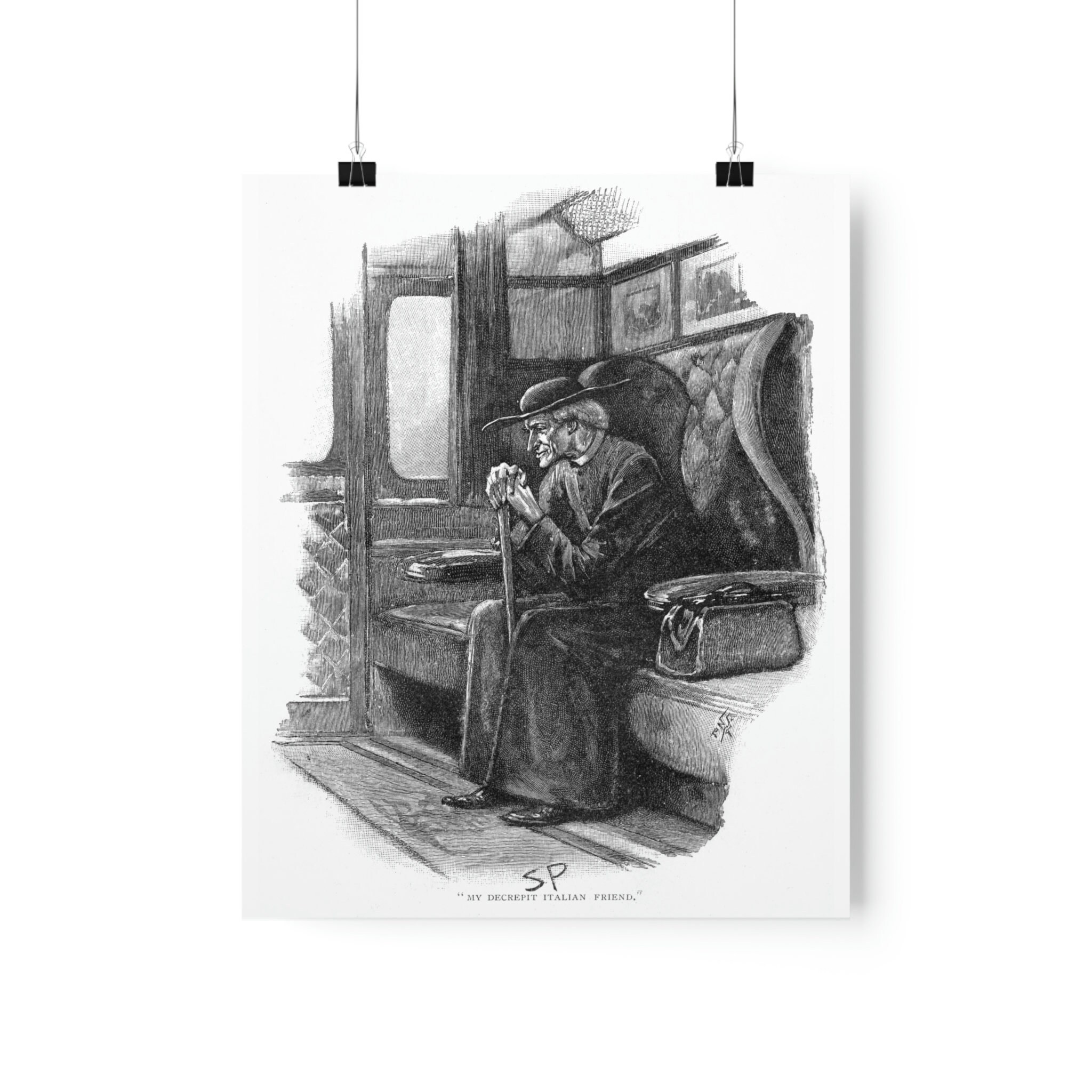 Sherlock Holmes Poster Sherlock Holmes Illustration Poster - Etsy