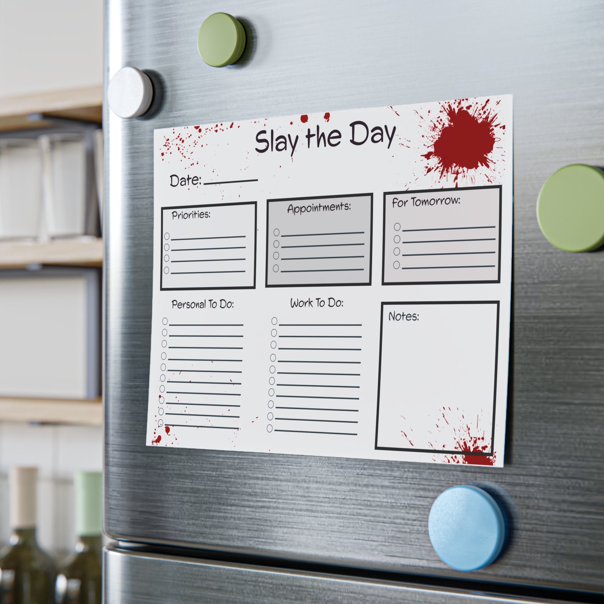 Slay the Day True Crime Post-it® Note Pads, True Crime To-do List Post ...