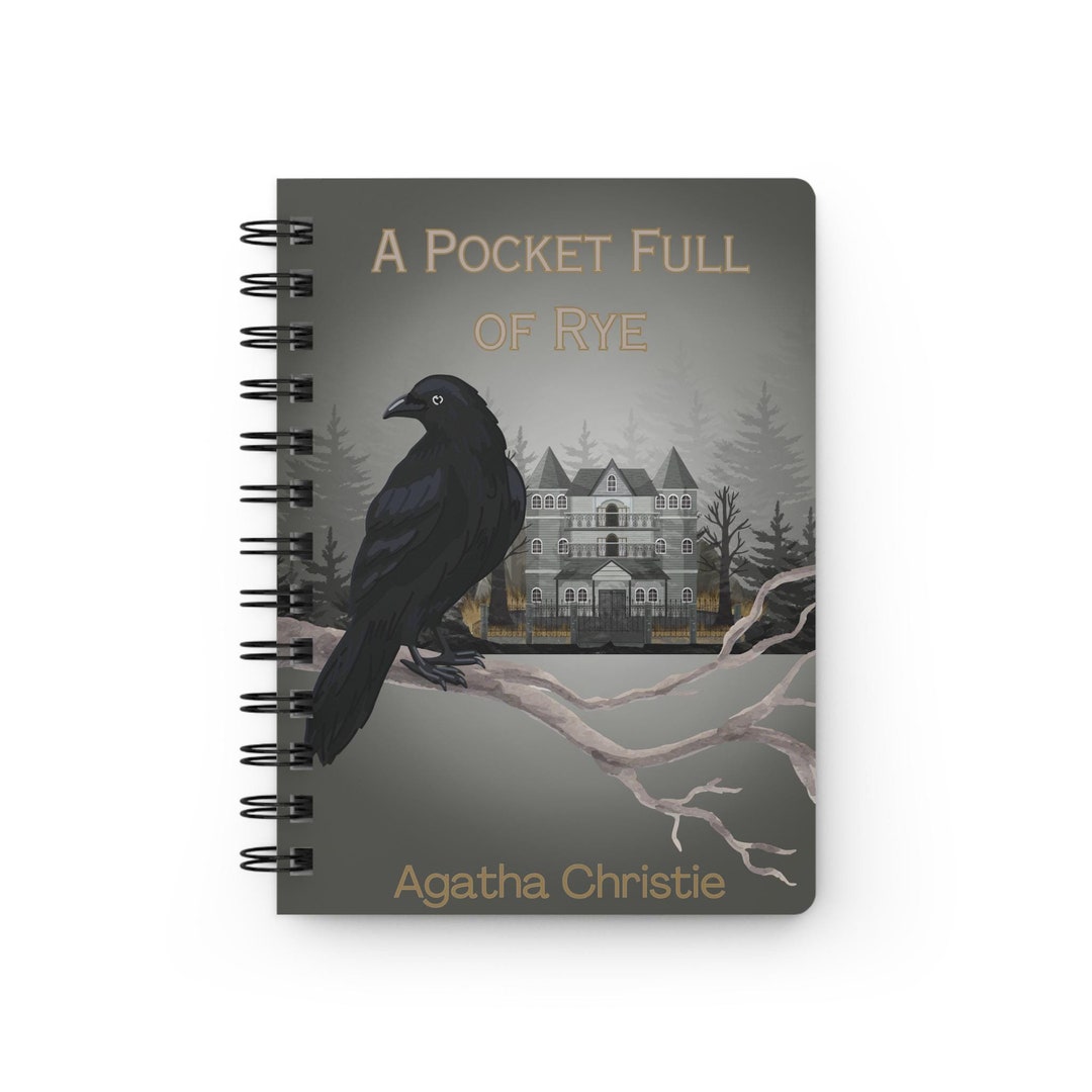 Agatha Christie "a Pocket Full of Rye" Spiral Notebook: Miss Marple ...