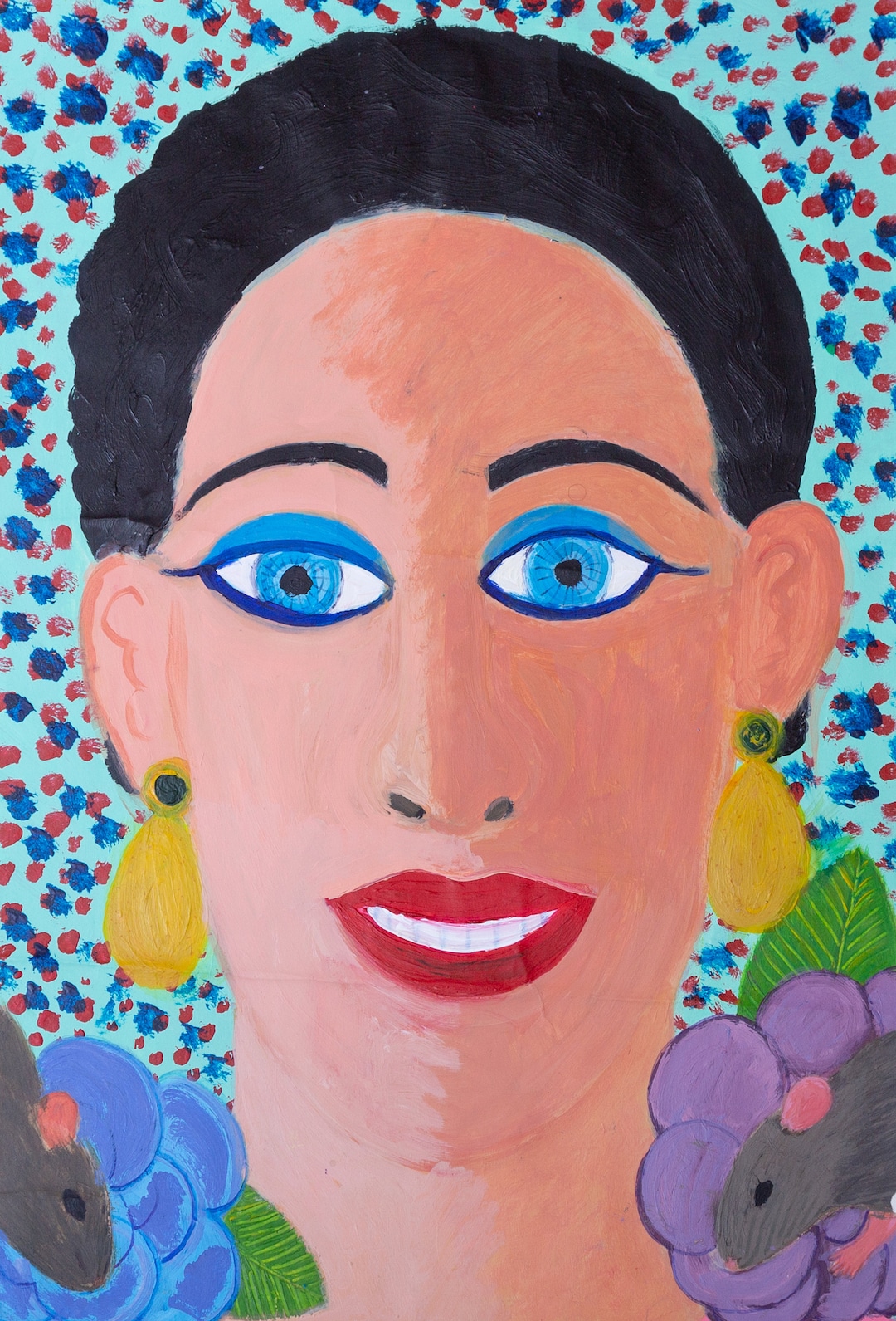 Self Portrait With Blue Eyes - Etsy