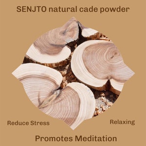 SENTJO Premium 100% Natural Handmade Cade Incense Powder, Sustainably ...