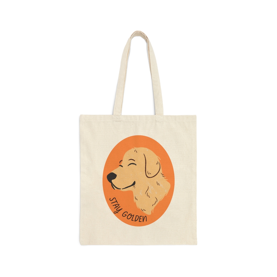 Golden Retriever Tote Bag, Cute Dog Tote Bag, Dog Lover Tote Bag, Dog ...