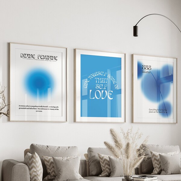 Blue Aura Posters - Etsy