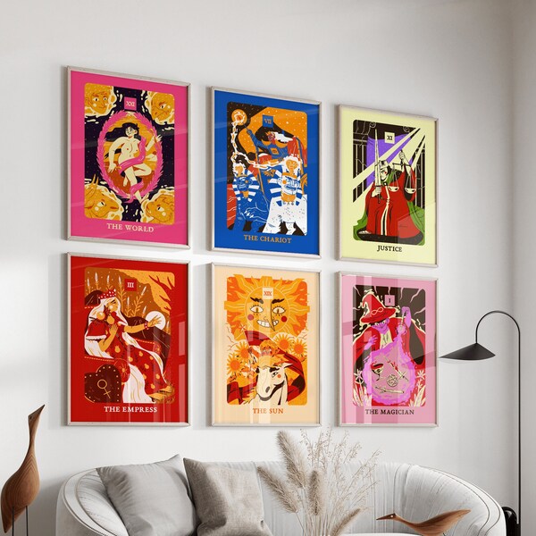 Tarot Card Poster - Etsy