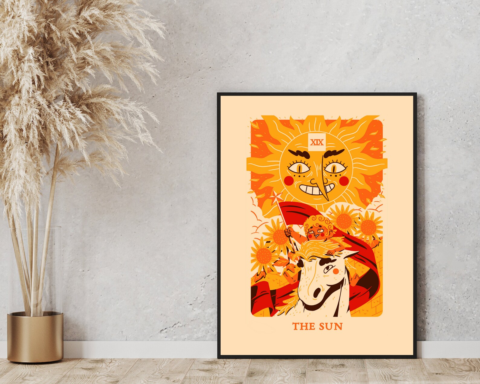 Wall Art Set of 6 Tarot Card Print Set Digital Download - Etsy