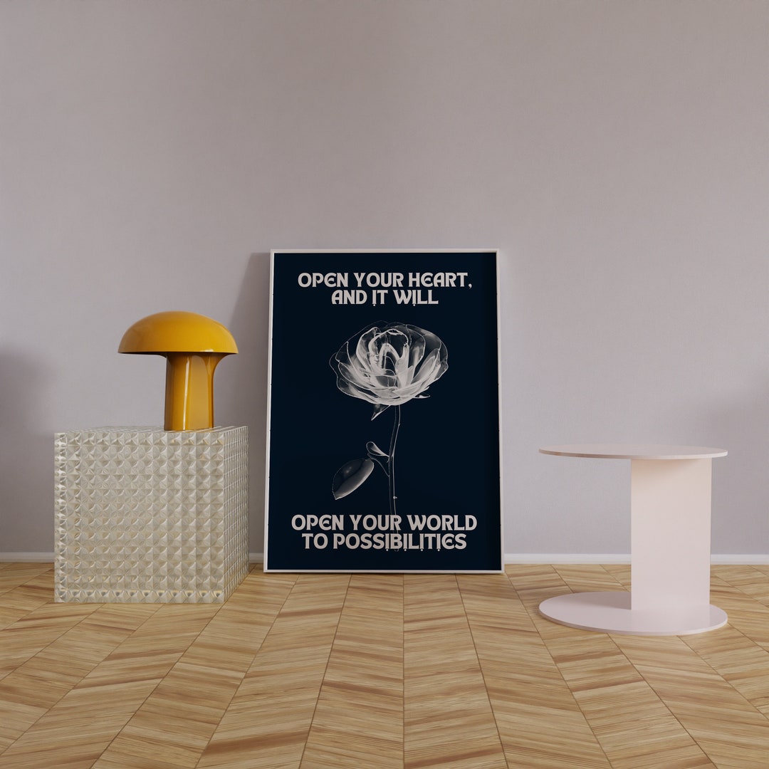 Trendy Wall Art Print ~ Affirmation Wall Art ~ Retro Poster ~ Aesthetic ...