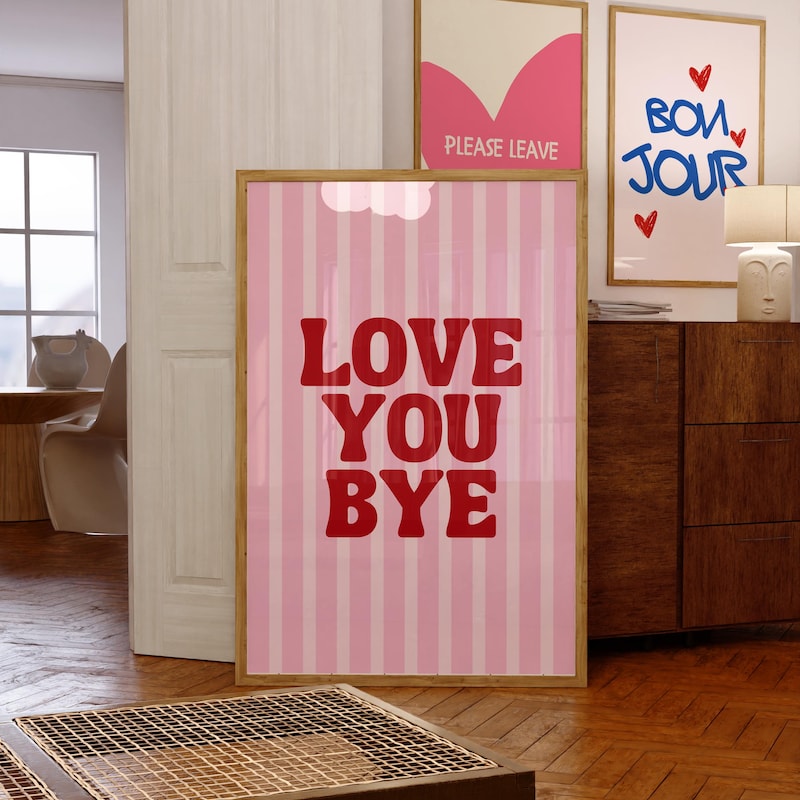 Red Love You Bye - Etsy UK