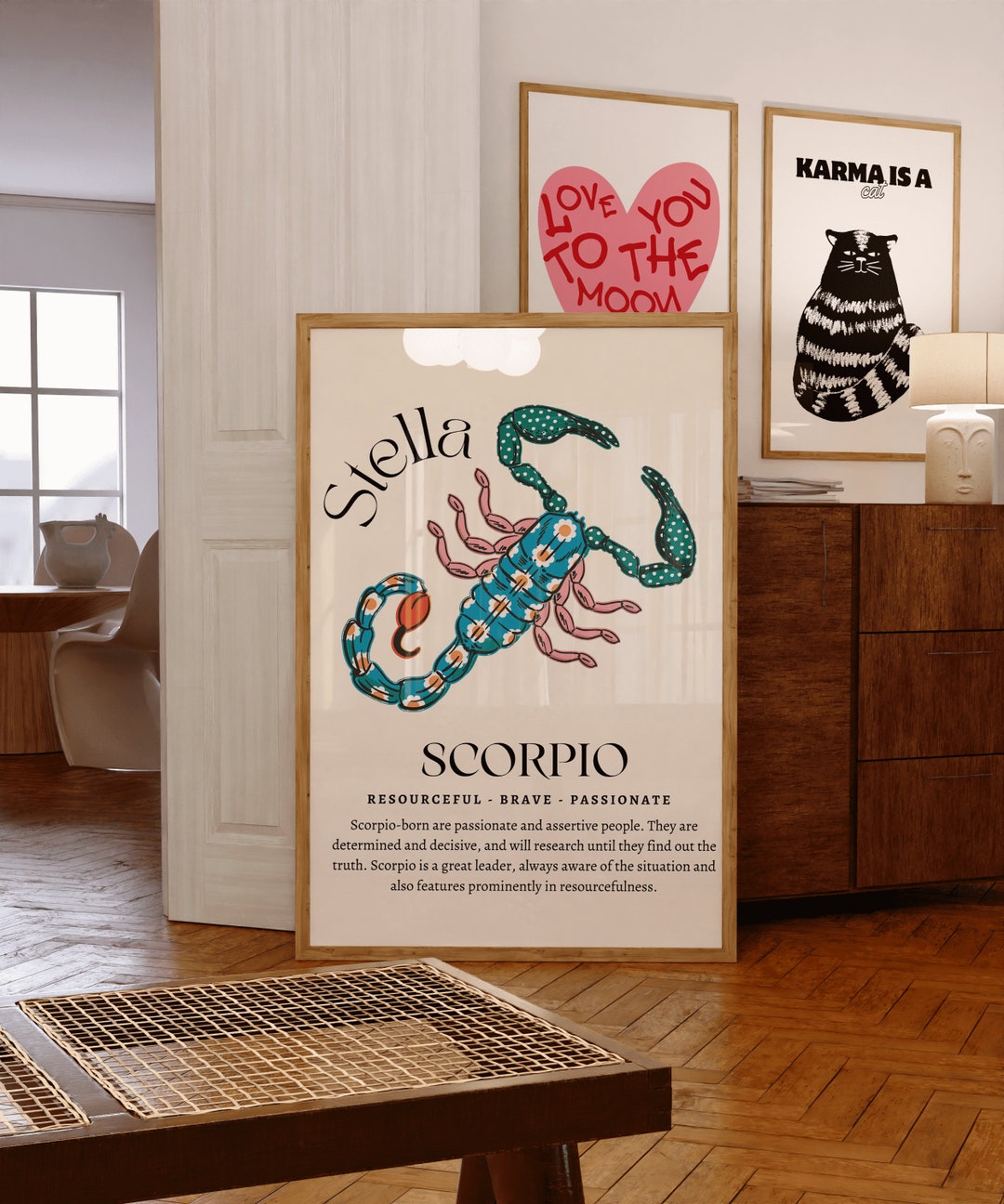 Personalized Scorpio Poster ~ Scorpio Gifts ~ Scorpio Zodiac Print ...
