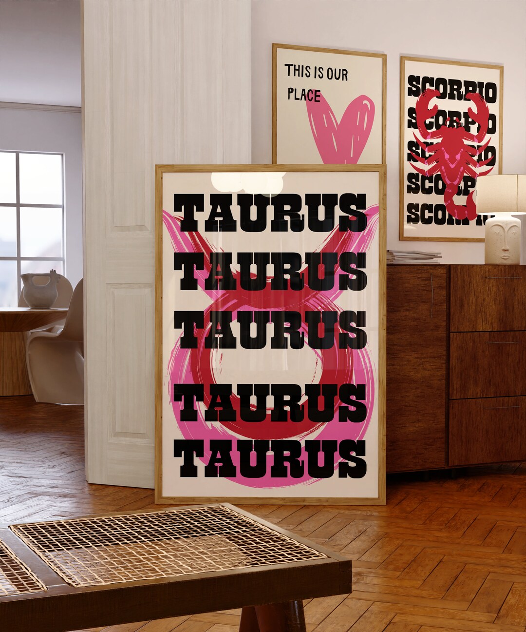 Taurus Poster ~ Taurus Gifts ~ Taurus Zodiac Print ~ Taurus Birthday ...