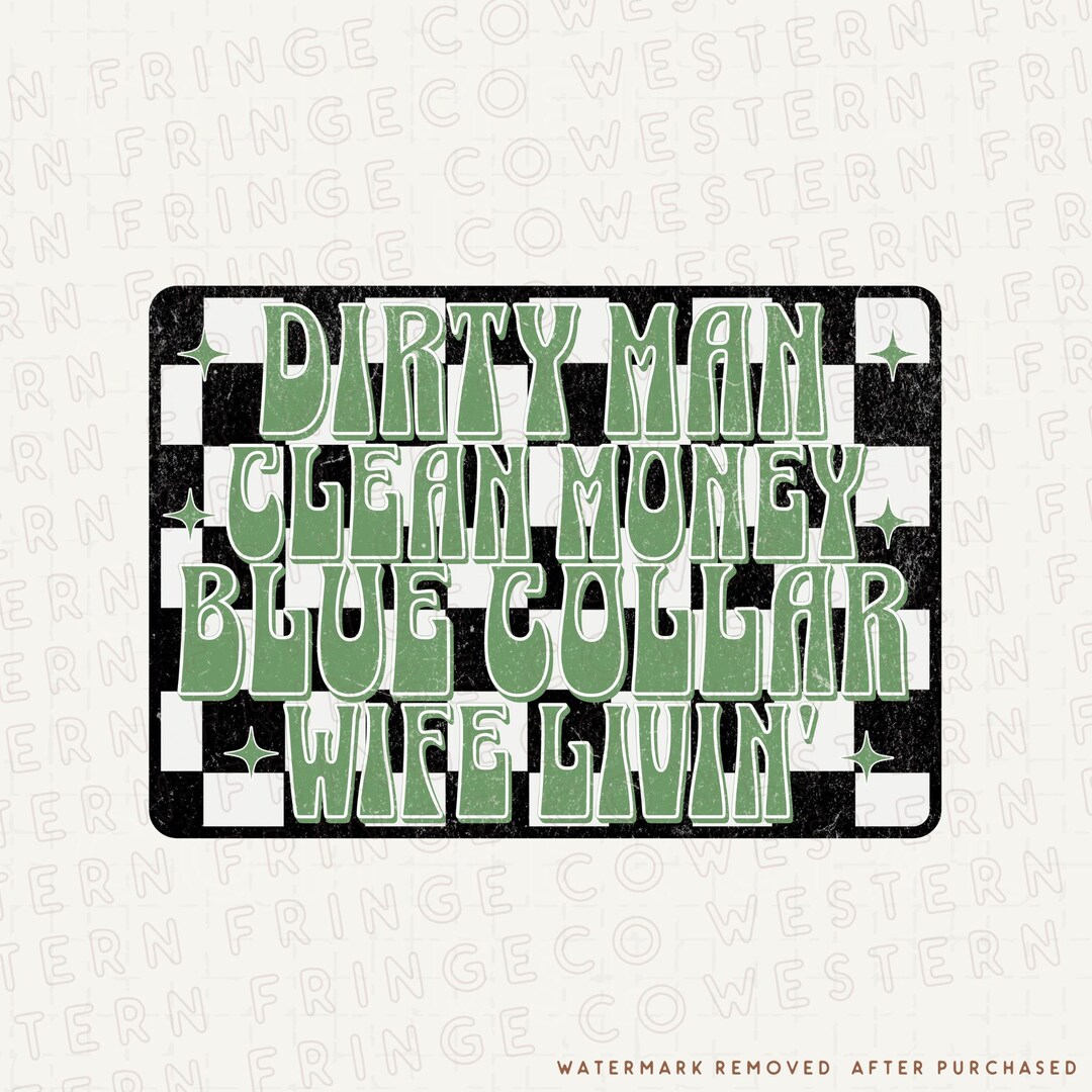 Blue Collar Design Png, Western Design Png, Retro Blue Collar Png ...