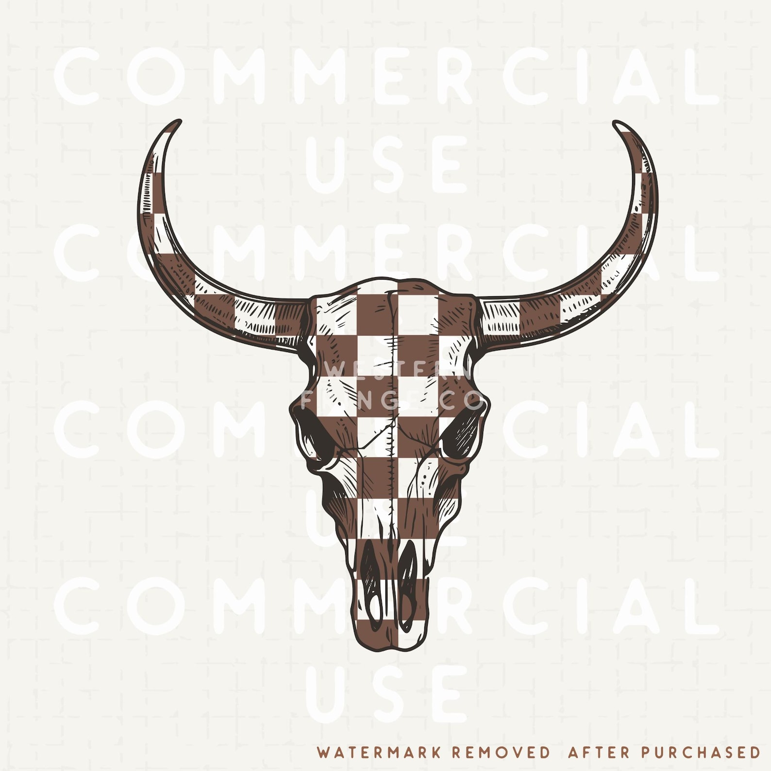 Western Skull Png , Western Checkered Skull Design, Grunge Cowgirl Svg ...