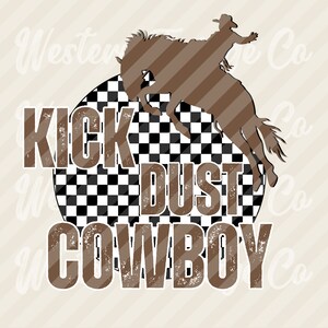 Kick Dust Cowboy, Trendy Cowboy Png, Retro Western Png Western Designs ...